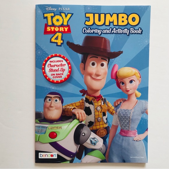 Disney - Pixar | Other | Toy Story 4 Disney Pixar Jumbo Kids Coloring ...